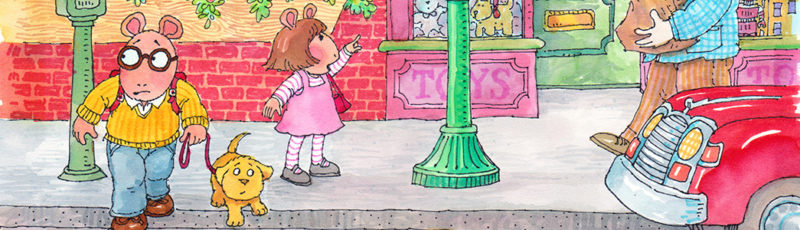 Arthur’s Reading Race – R. MICHELSON GALLERIES